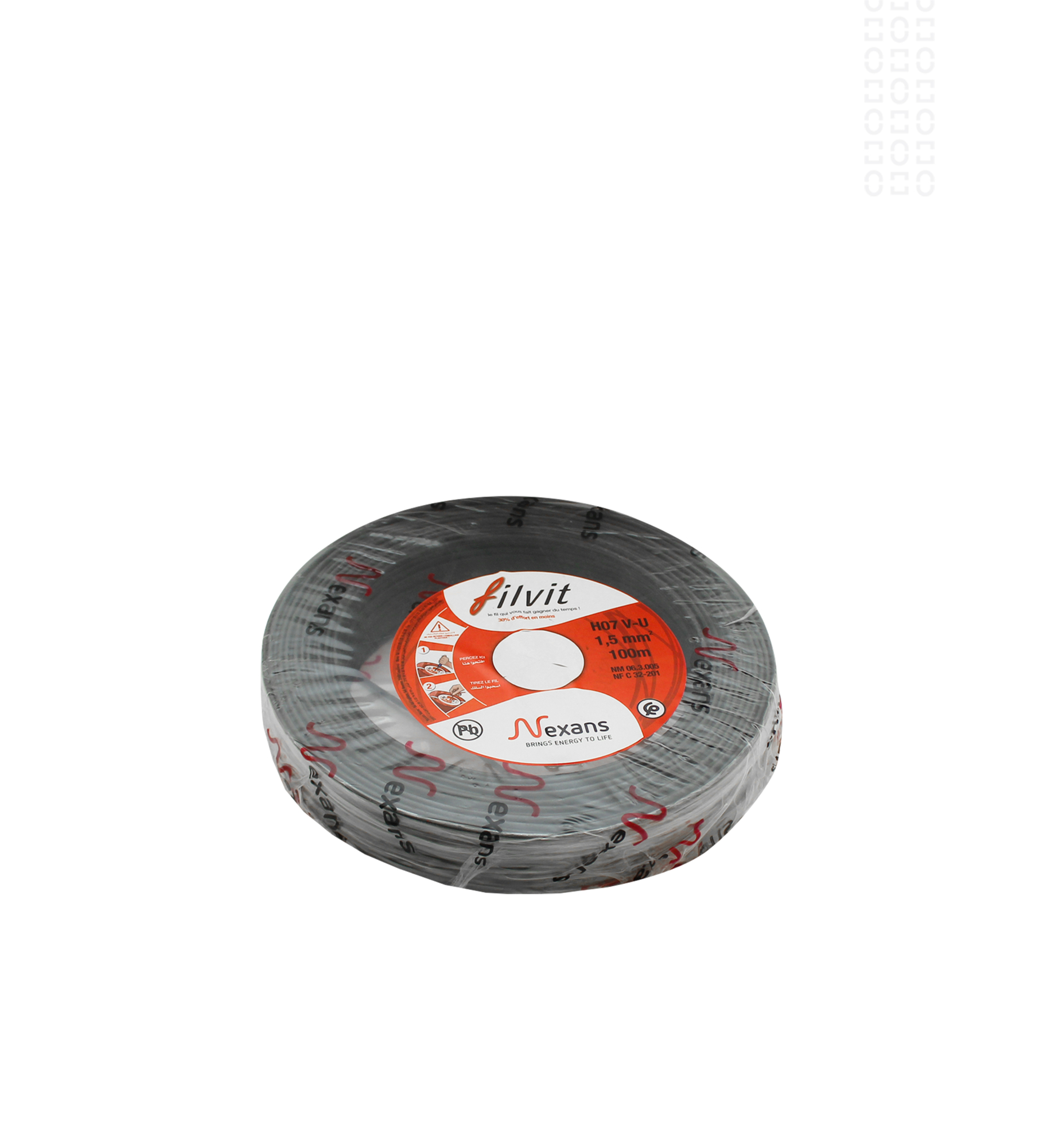 M CABLE TH 1.5 NOIR NEXANS/INGELEC - BniDark