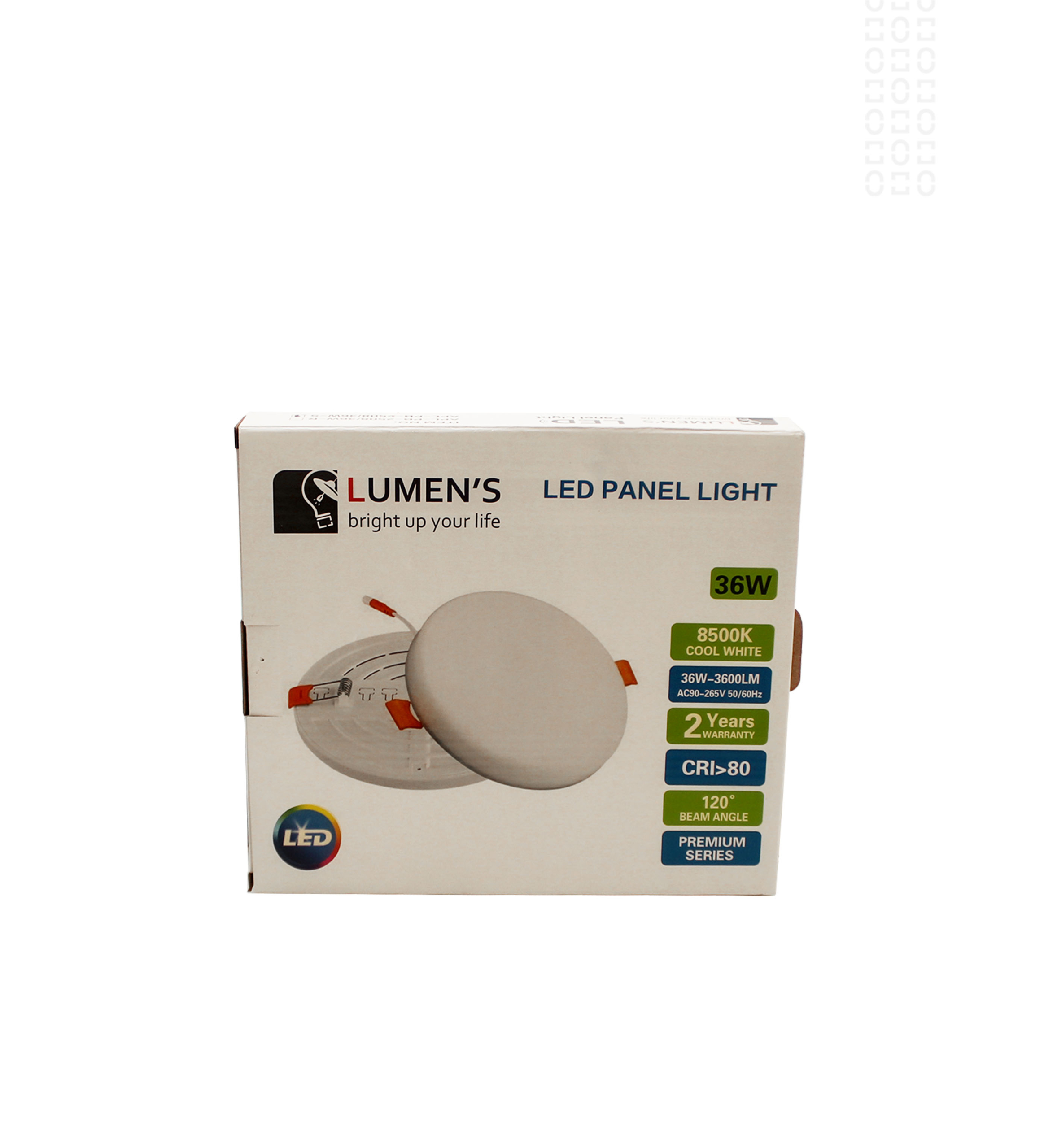 PANEL ENC.CARRE 36W LUMENS - BniDark